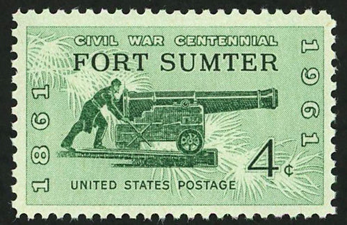 USA American Civil War Centennial Fort Summer Individual Stamp Mint NH ...